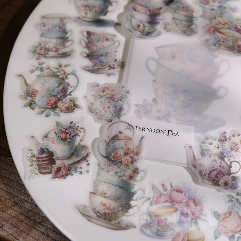 Afternoon Tea Vellum Stickers – ViVi Stationery