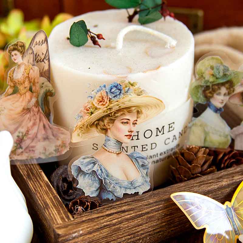 European Style Women Stickers for Scrapbook and Art Journal – ViVi ...