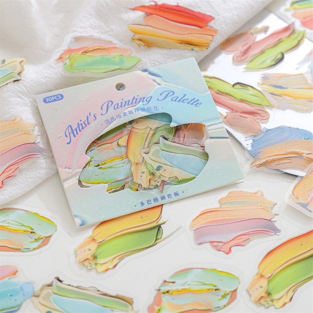 Artist's Painting Palette Sticker – ViVi Stationery