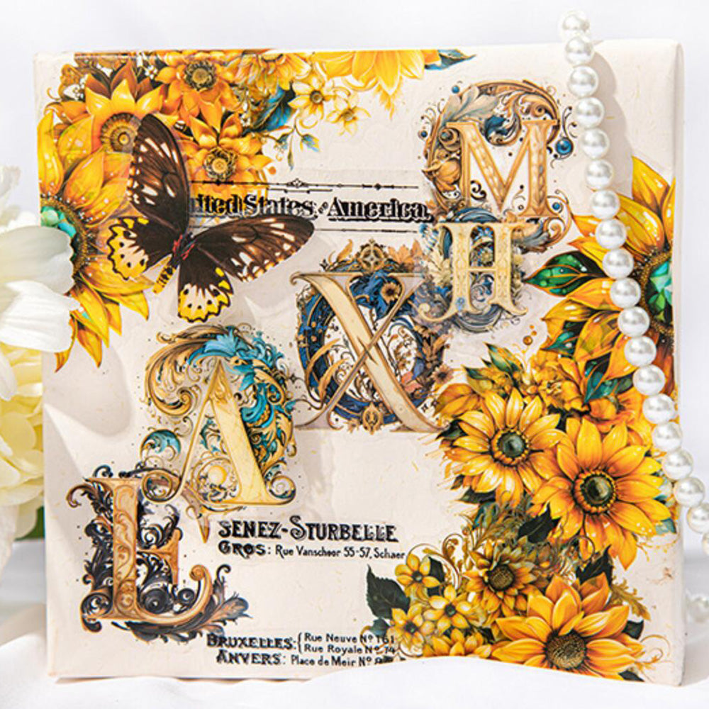 Baroque Alphabet Sticker – ViVi Stationery