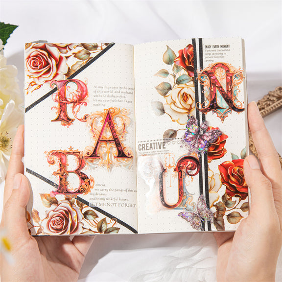 Baroque Alphabet Sticker – ViVi Stationery