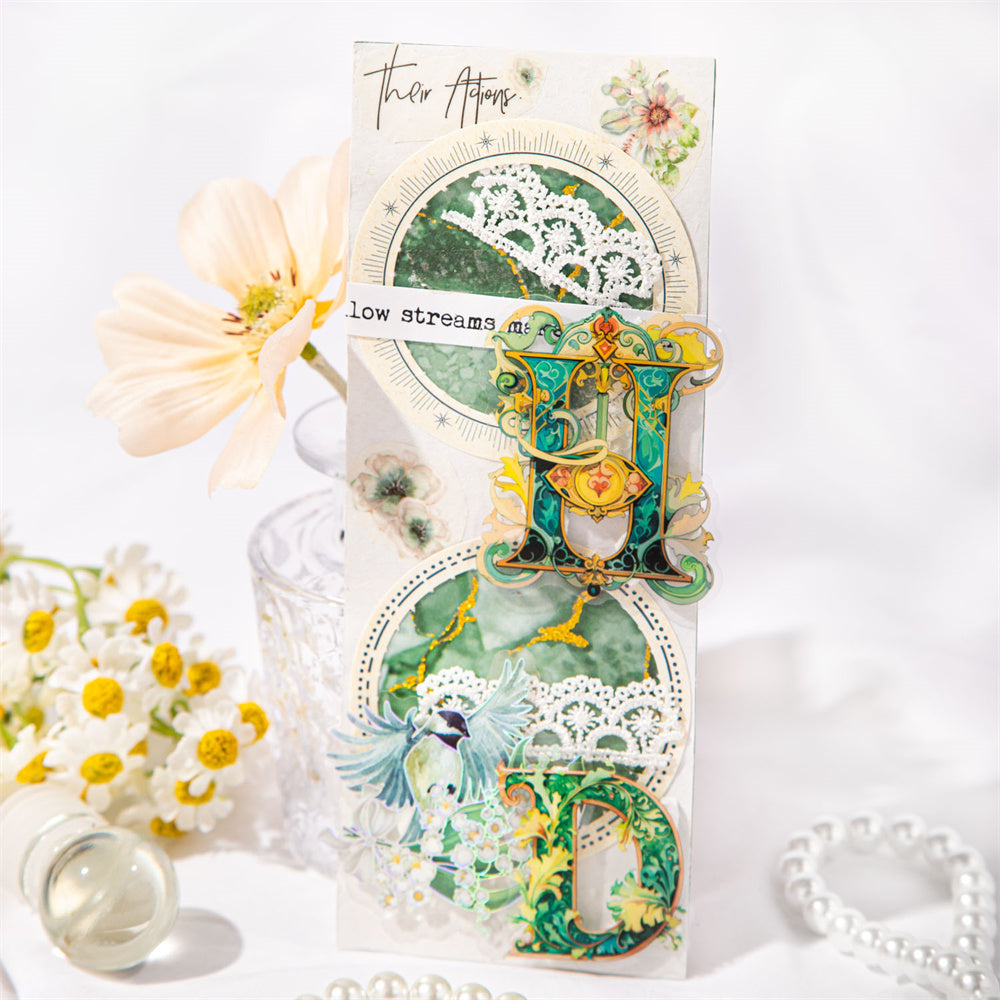 Baroque Alphabet Sticker – ViVi Stationery
