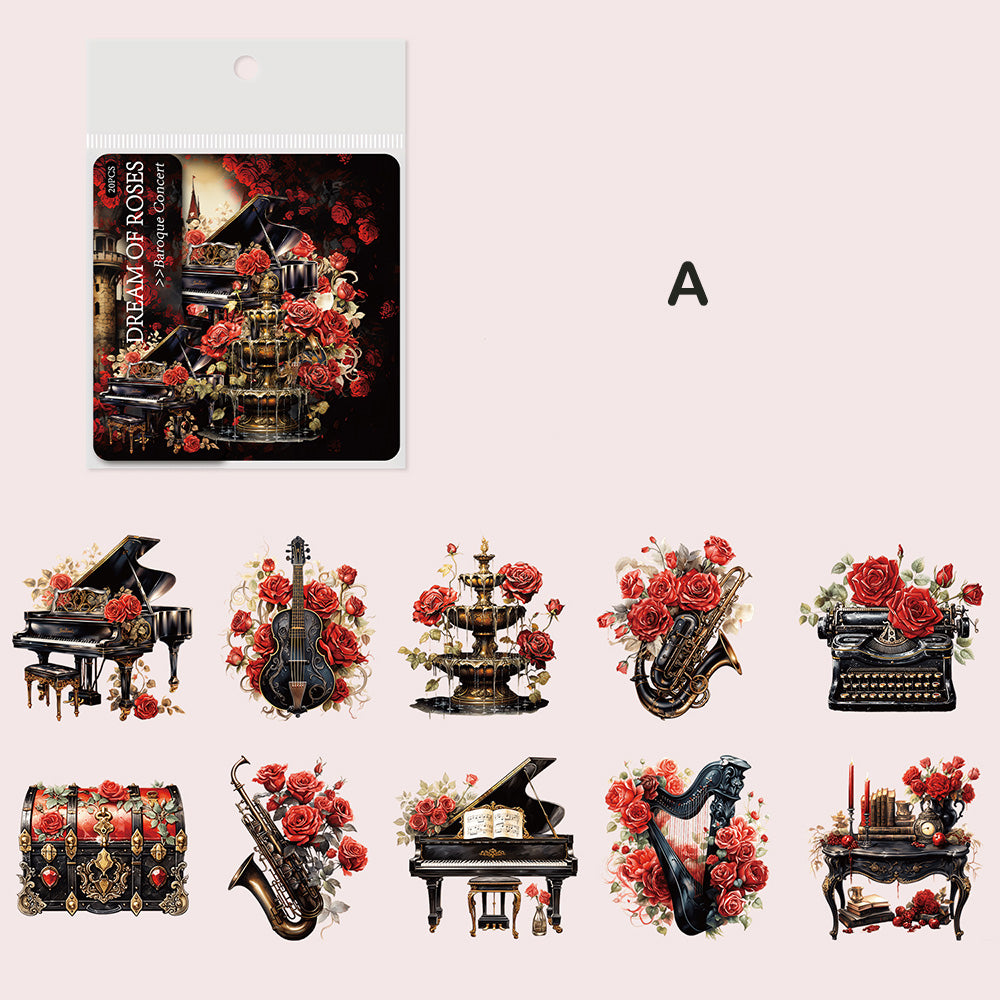 Baroque Music Concert Sticker – ViVi Stationery