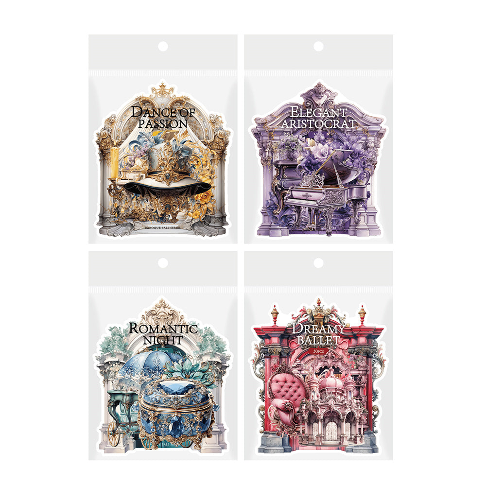 Baroque Ball Series Sticker – ViVi Stationery