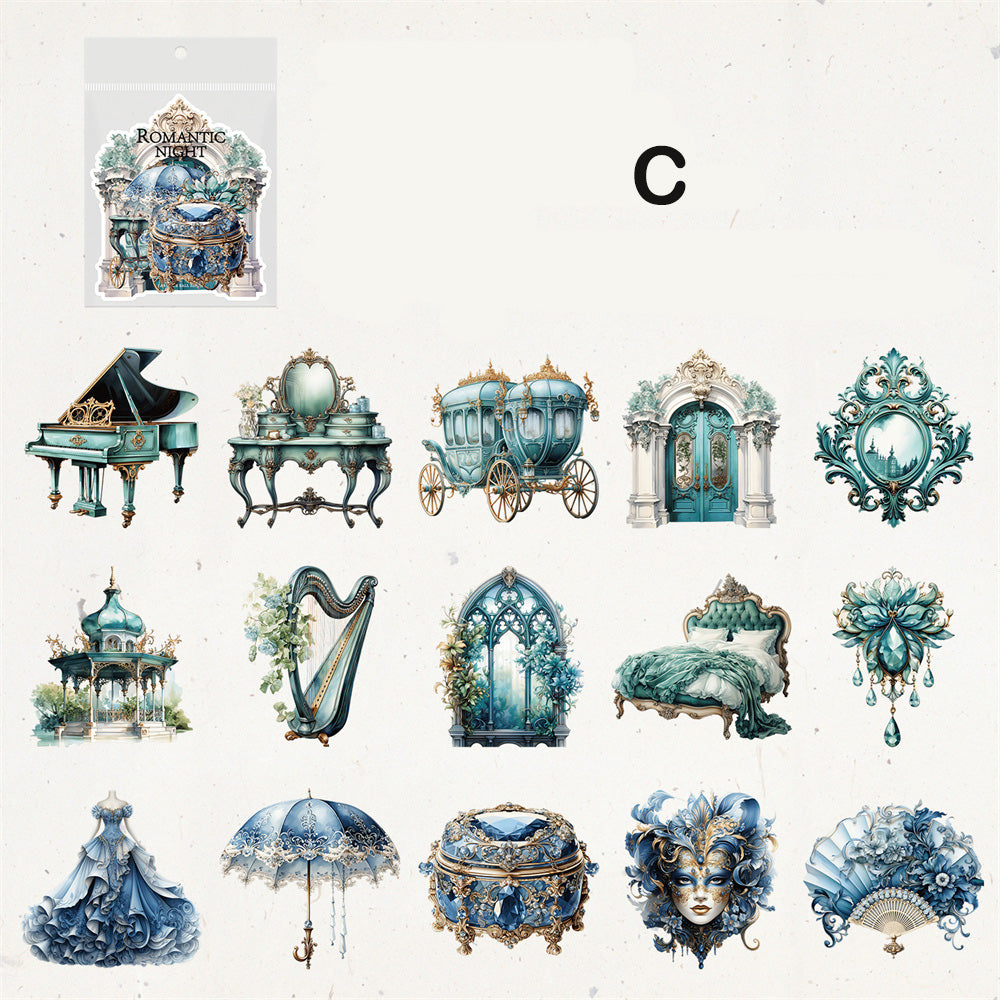 Baroque Ball Series Sticker – ViVi Stationery