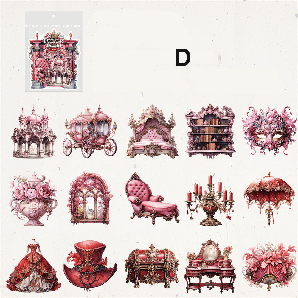Baroque Ball Series Sticker – ViVi Stationery