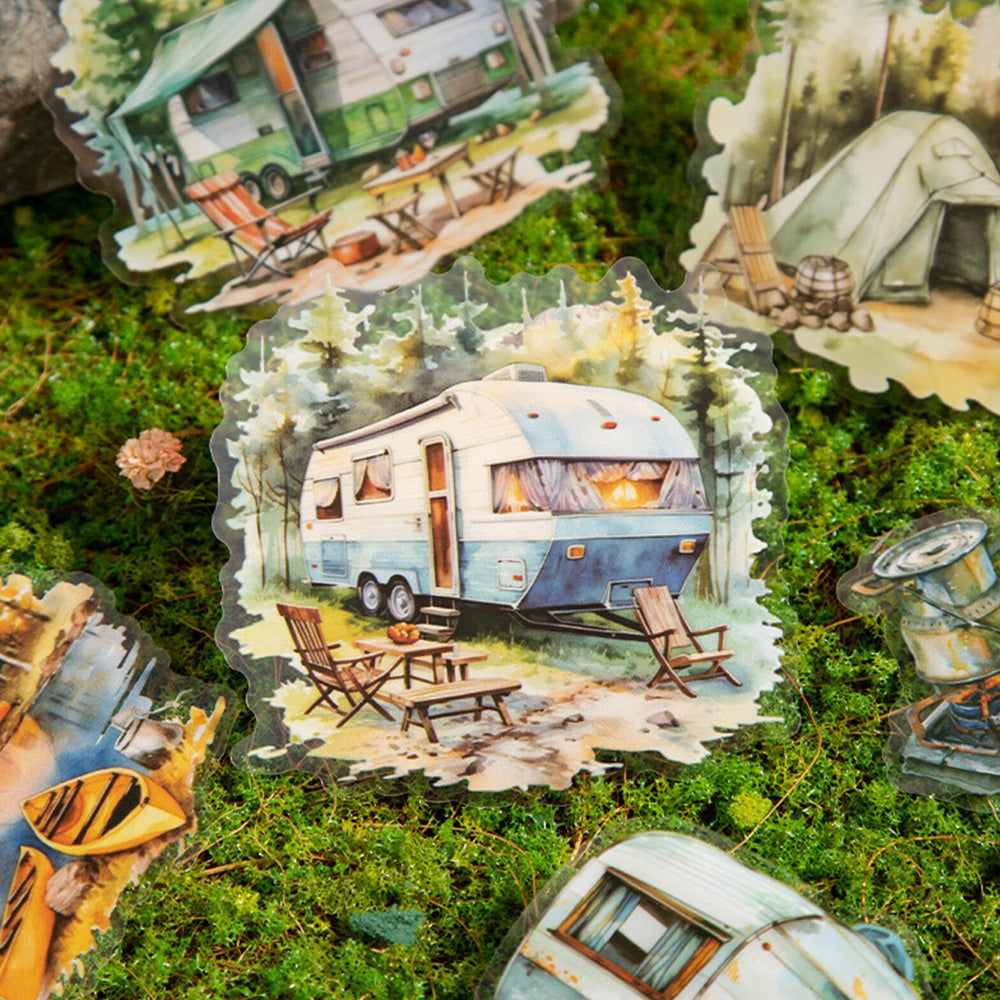 Camping Theme Sticker – ViVi Stationery