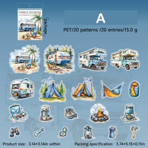 Camping Theme Sticker – ViVi Stationery