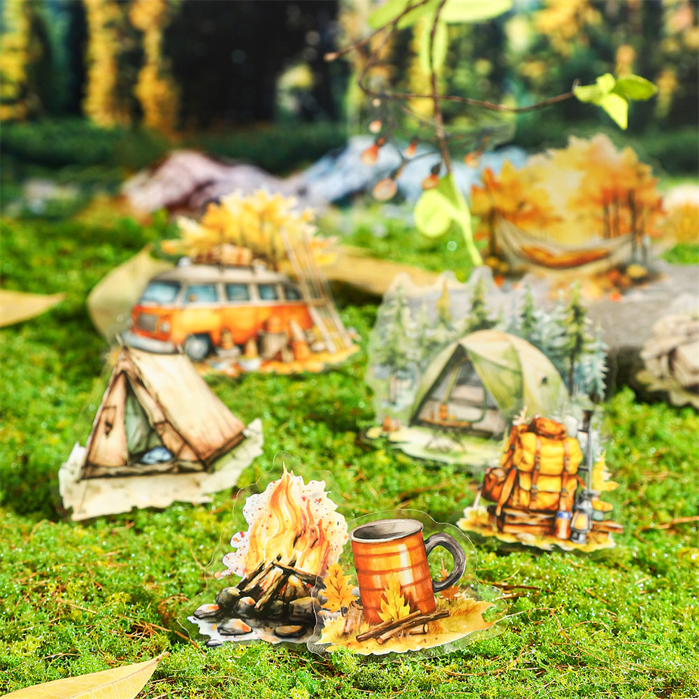 Camping Theme Sticker – ViVi Stationery