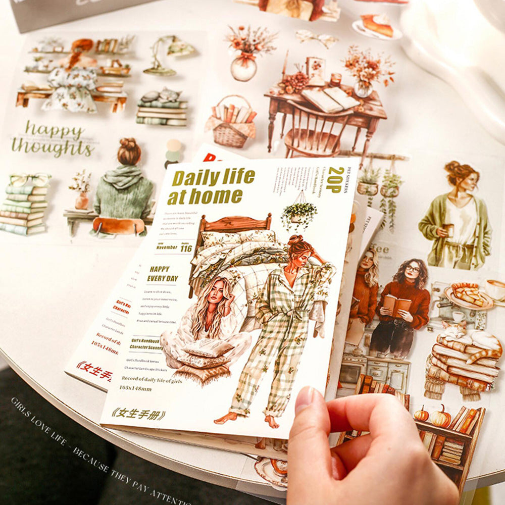 Girl Scene Sticker Book – ViVi Stationery