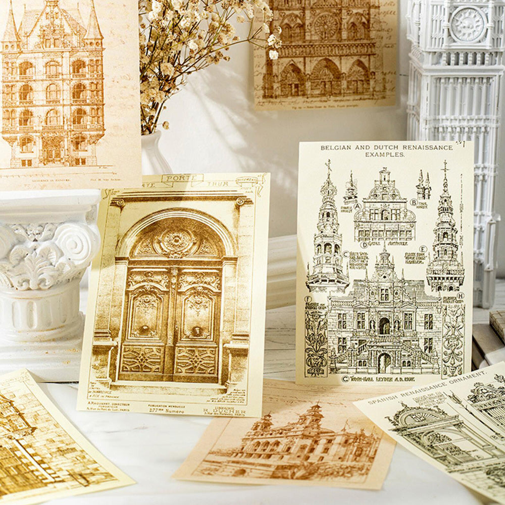 Classical Architecture Scrapbook Paper – ViVi Stationery