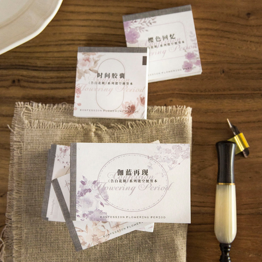 Confession Flower Season Notepad – ViVi Stationery