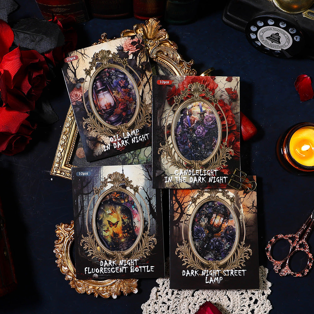 Dark Night Brightness Sticker for Junk Journal – ViVi Stationery