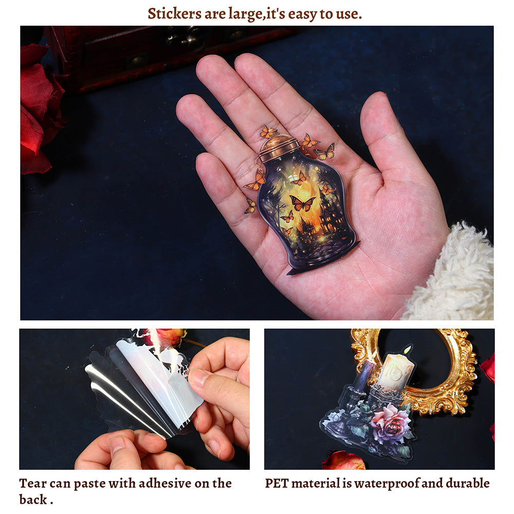 Dark Night Brightness Sticker for Junk Journal – ViVi Stationery