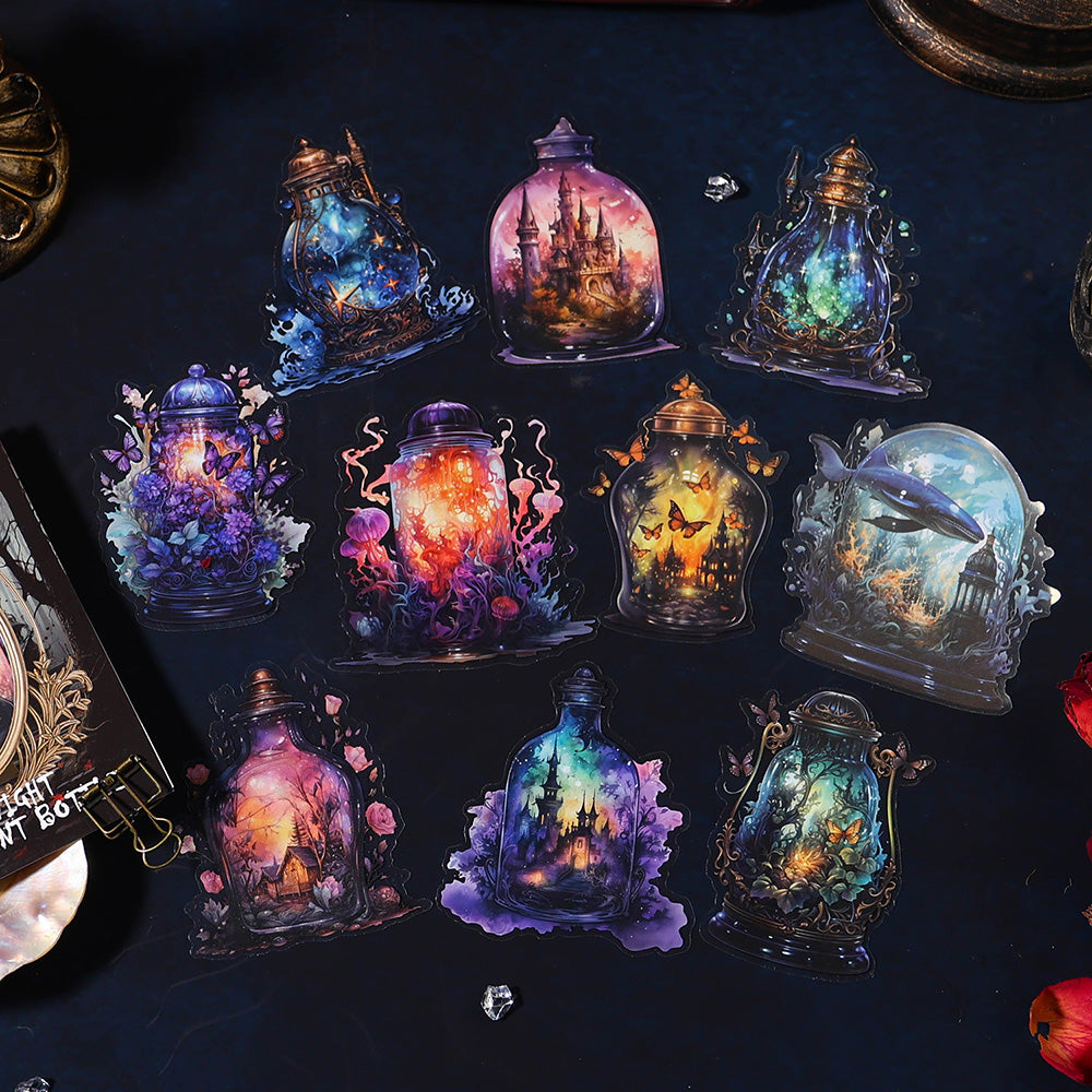 Dark Night Brightness Sticker for Junk Journal – ViVi Stationery