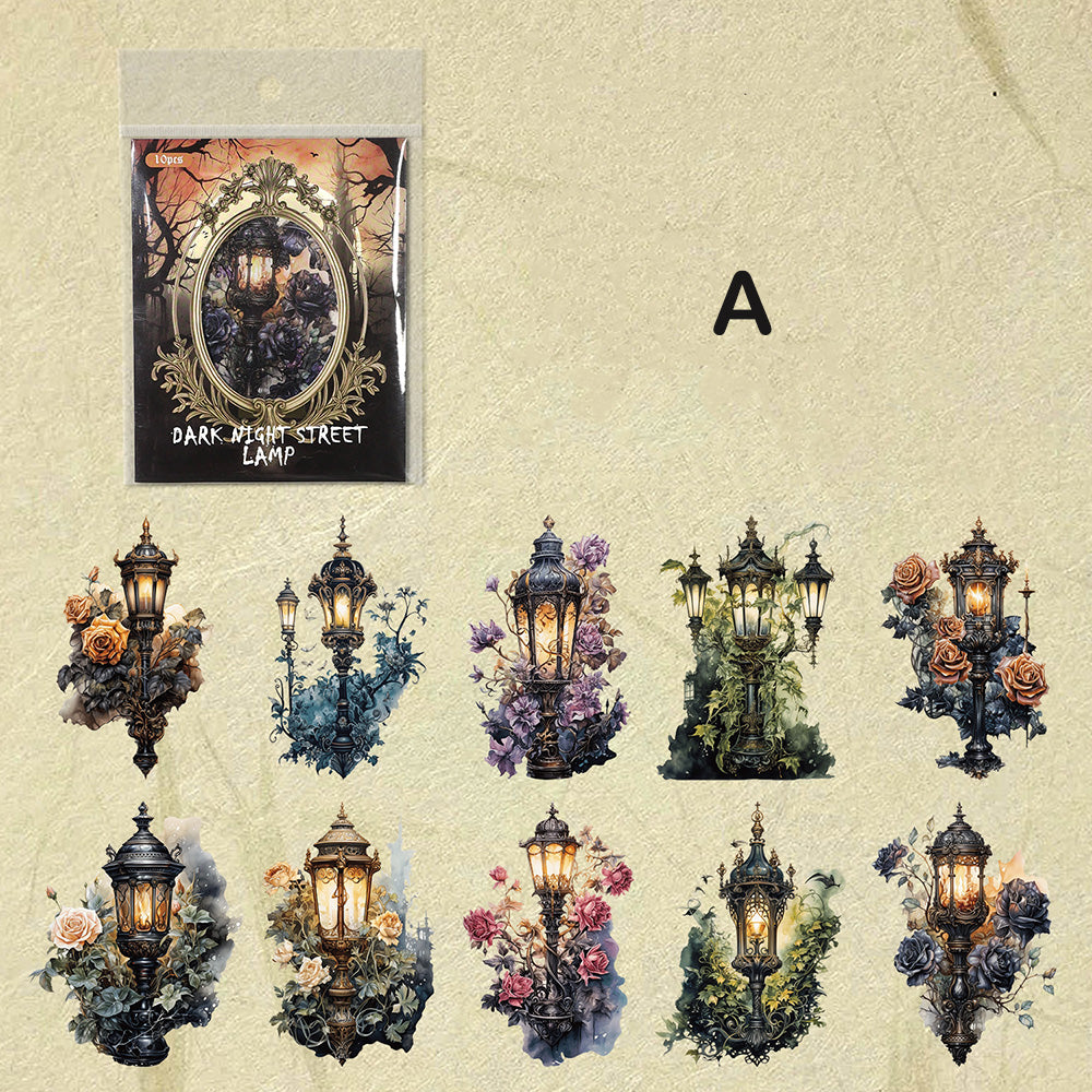 Dark Night Brightness Sticker for Junk Journal – ViVi Stationery