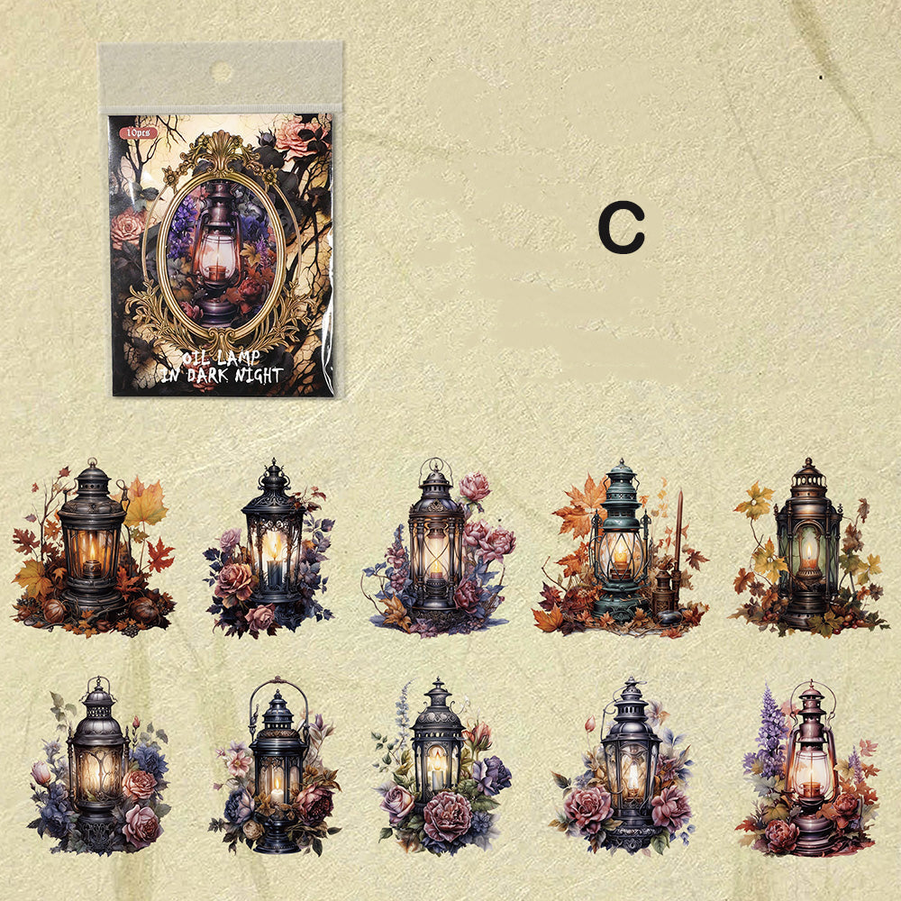 Dark Night Brightness Sticker for Junk Journal – ViVi Stationery