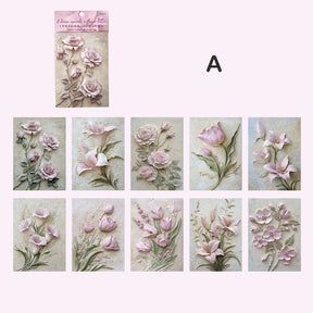 Embossed Floral Decorative Paper – ViVi Stationery