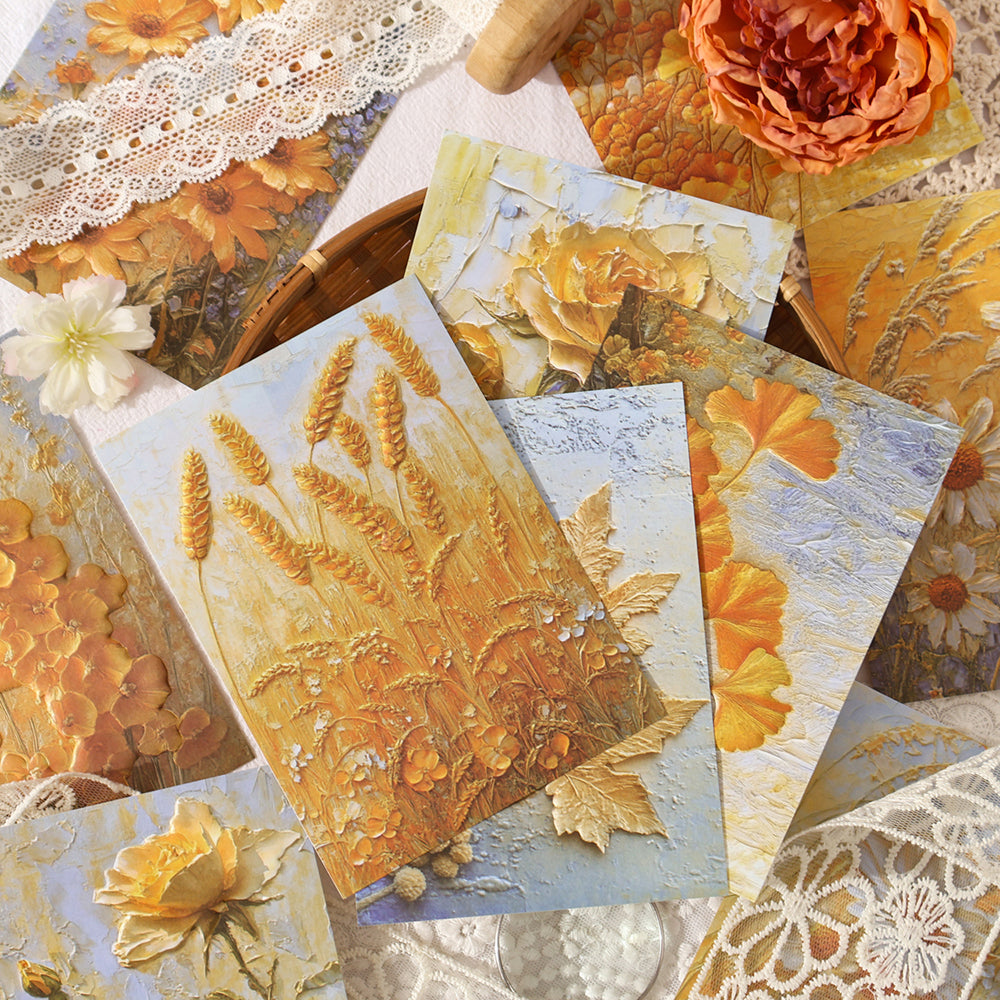 Embossed Floral Decorative Paper – ViVi Stationery