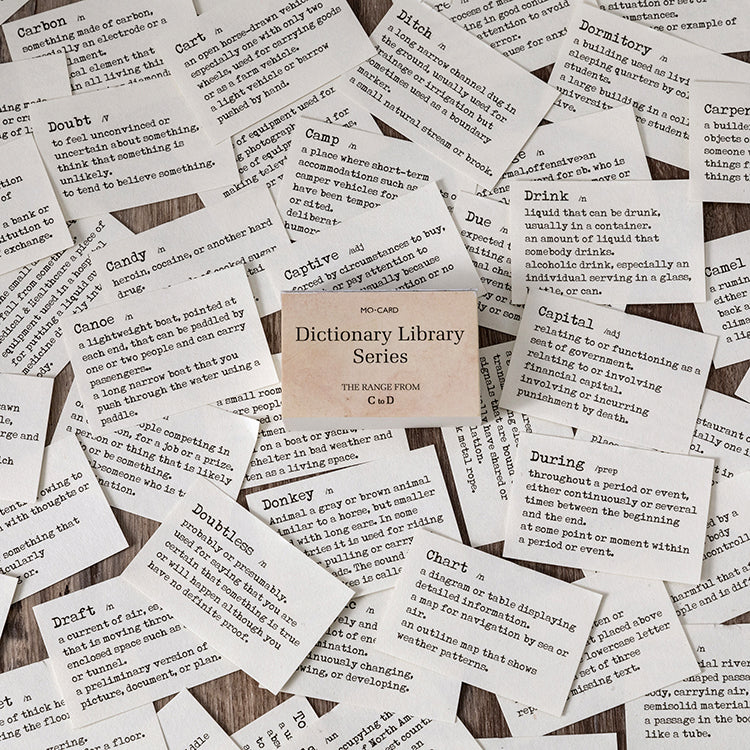 Words Dictionary Decorative Paper For Scrapbooking and Journaling ...