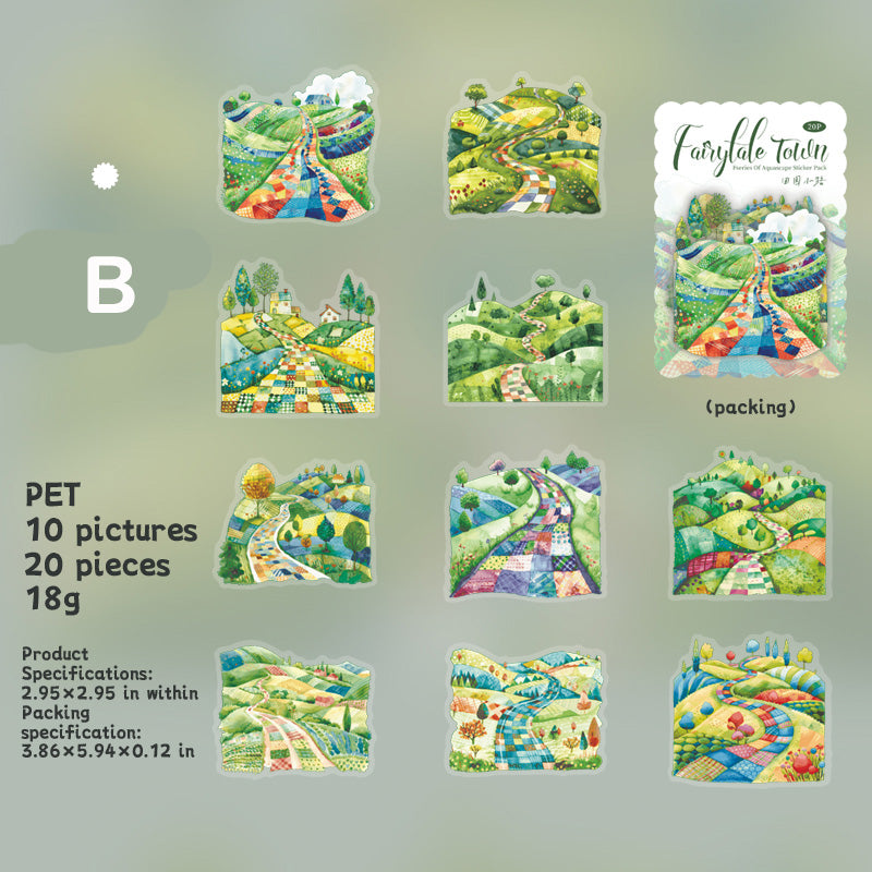 Fairy Tale Town Sticker – ViVi Stationery