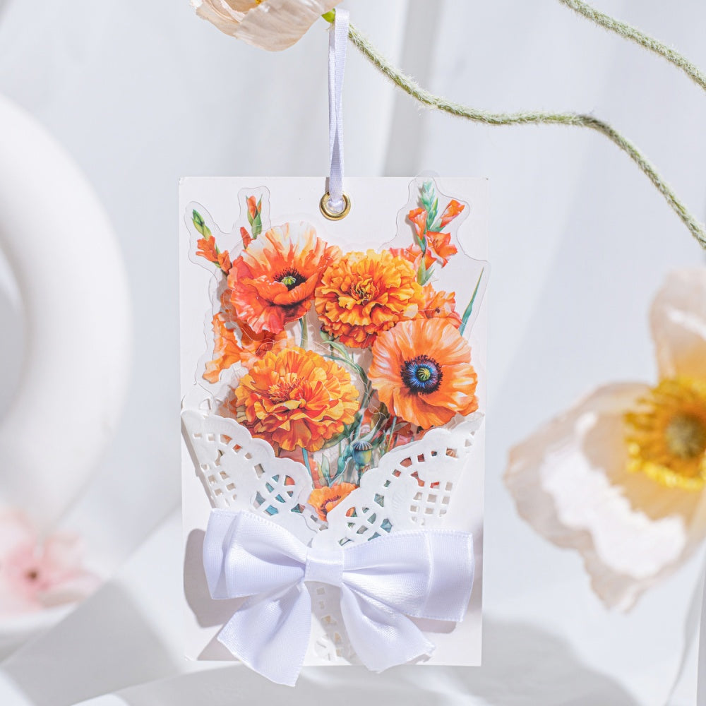 Flower and Branch Sticker – ViVi Stationery