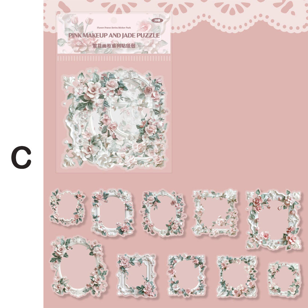 Flower Frame Sticker – ViVi Stationery