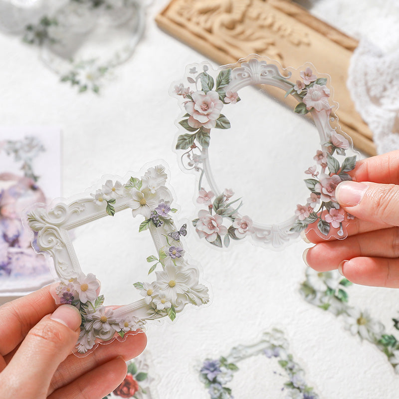 Flower Frame Sticker – ViVi Stationery