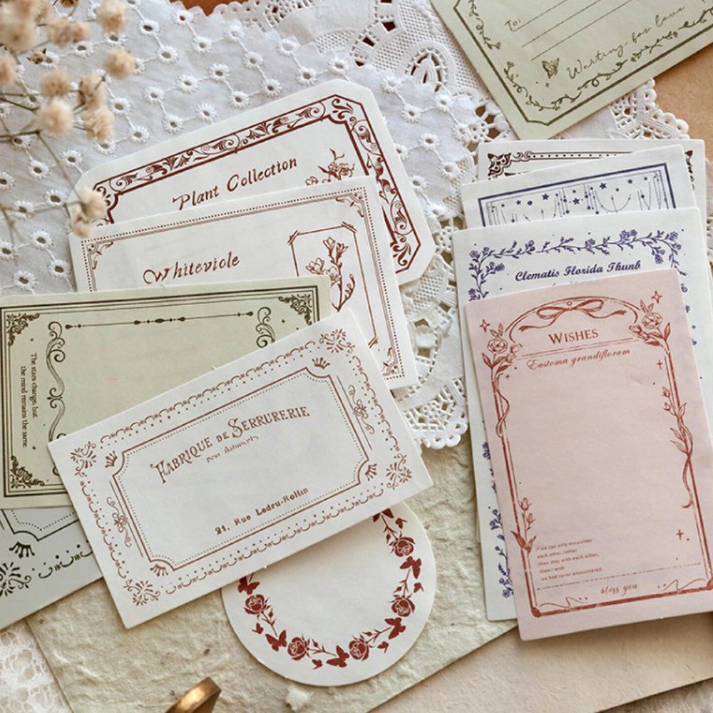 Forest Wind Border Paper for Scrapbooking and Art Journal – ViVi Stationery
