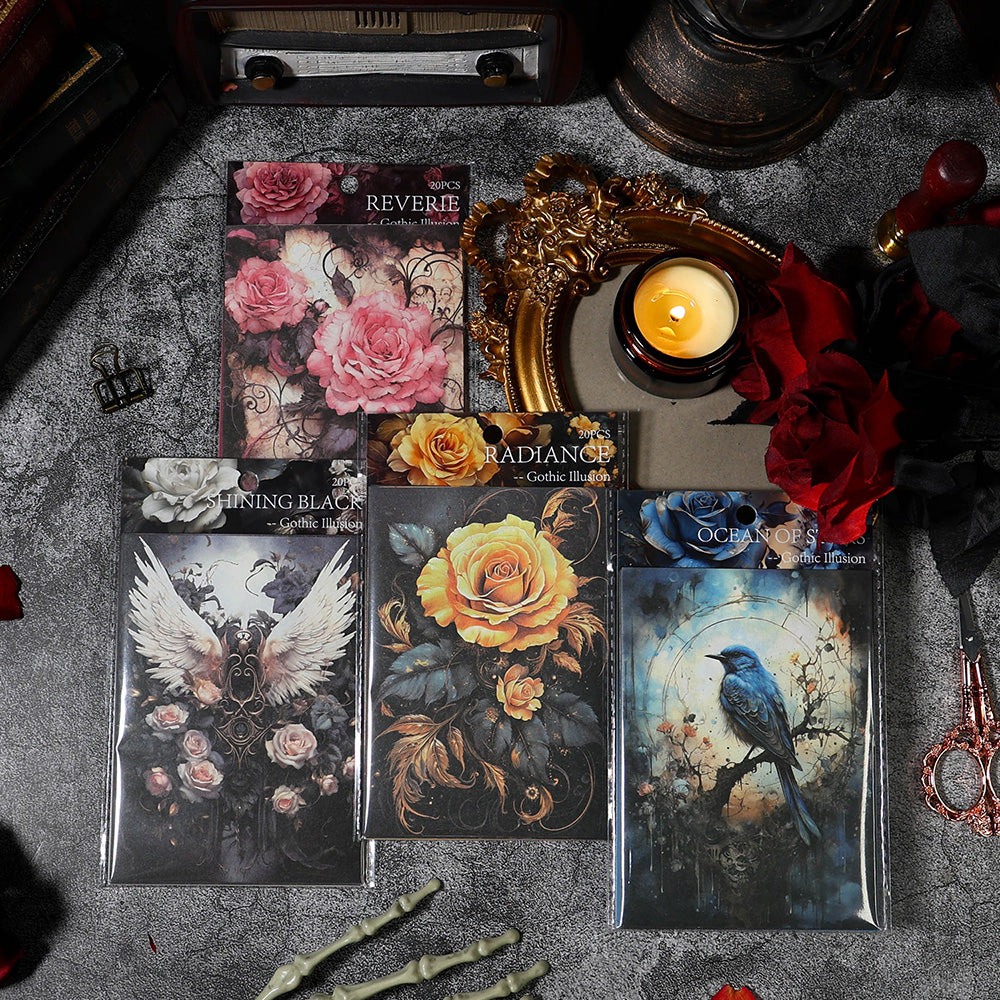 Gothic Wonderland Scrapbook Paper – ViVi Stationery
