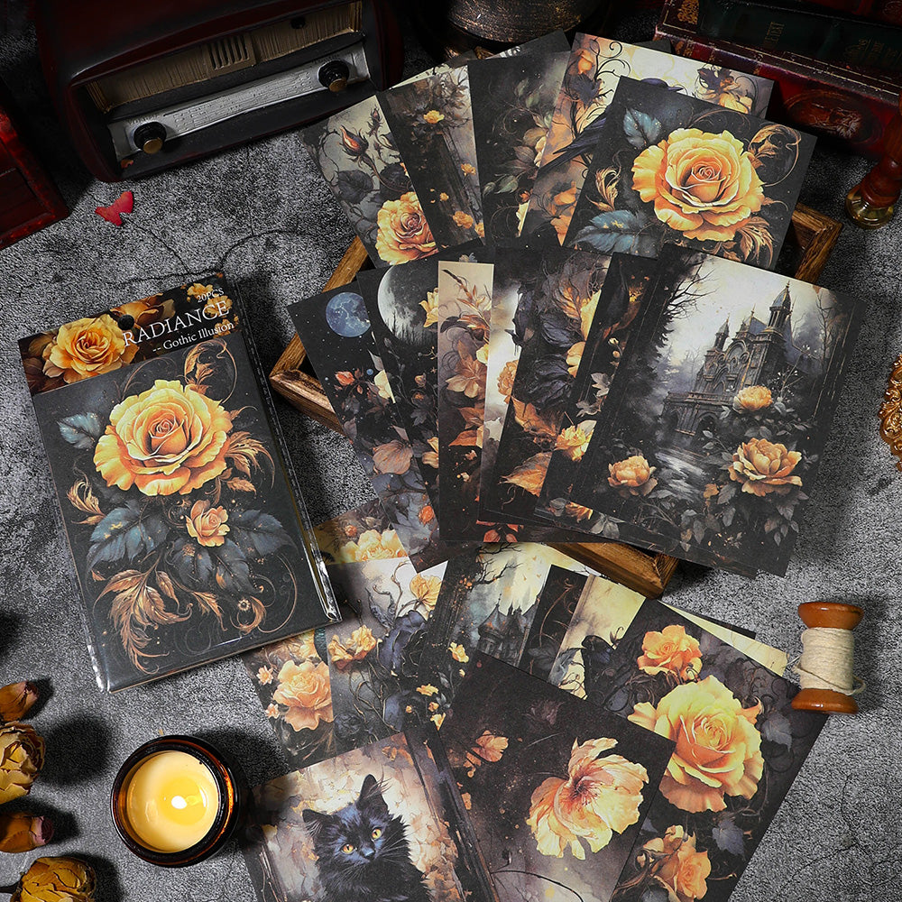 Gothic Wonderland Scrapbook Paper – ViVi Stationery