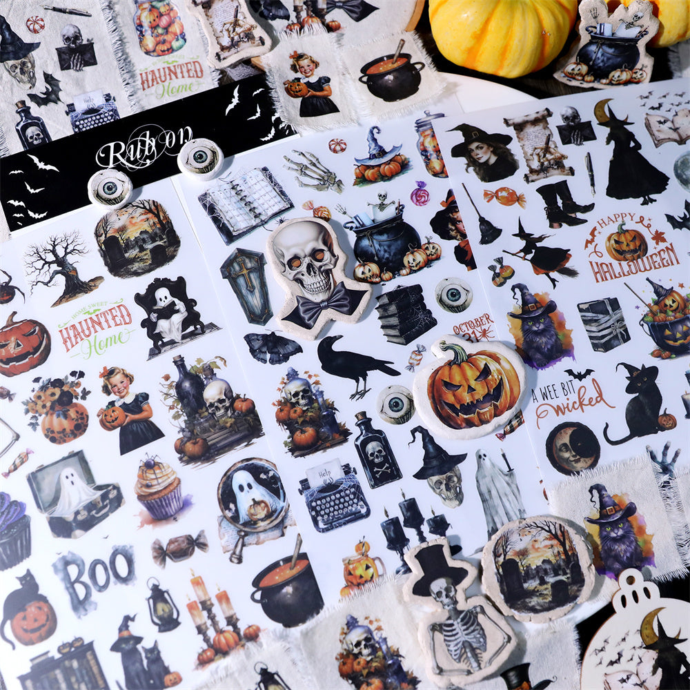 Halloween Rub on Sticker – ViVi Stationery