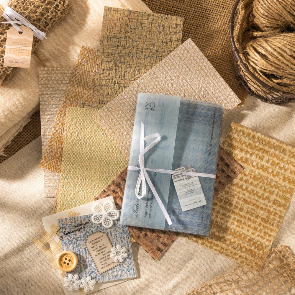 Imitation Cloth Texture Paper – ViVi Stationery