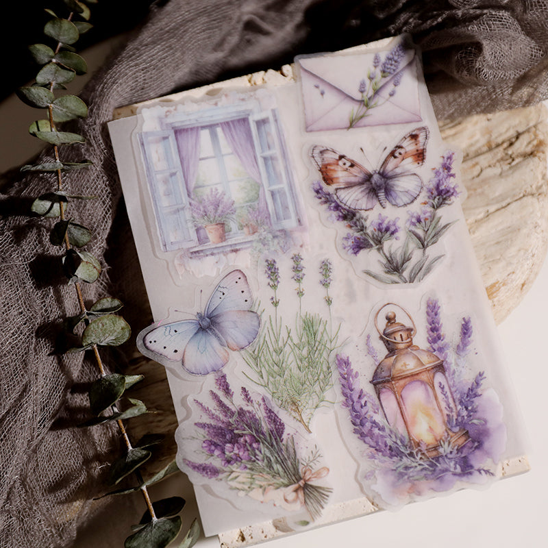Lavender Vellum Stickers – ViVi Stationery