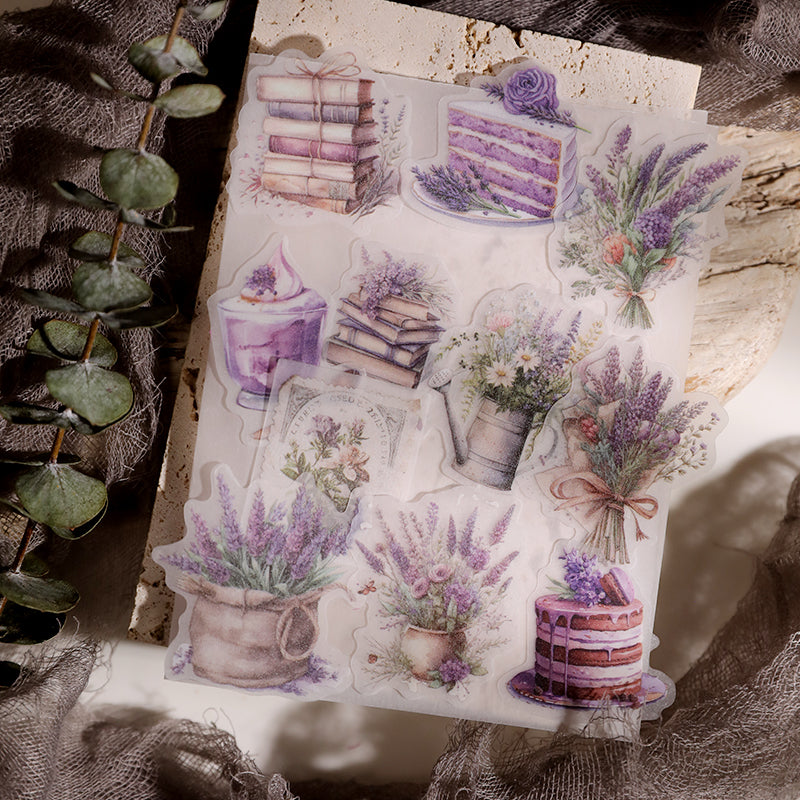 Lavender Vellum Stickers – ViVi Stationery