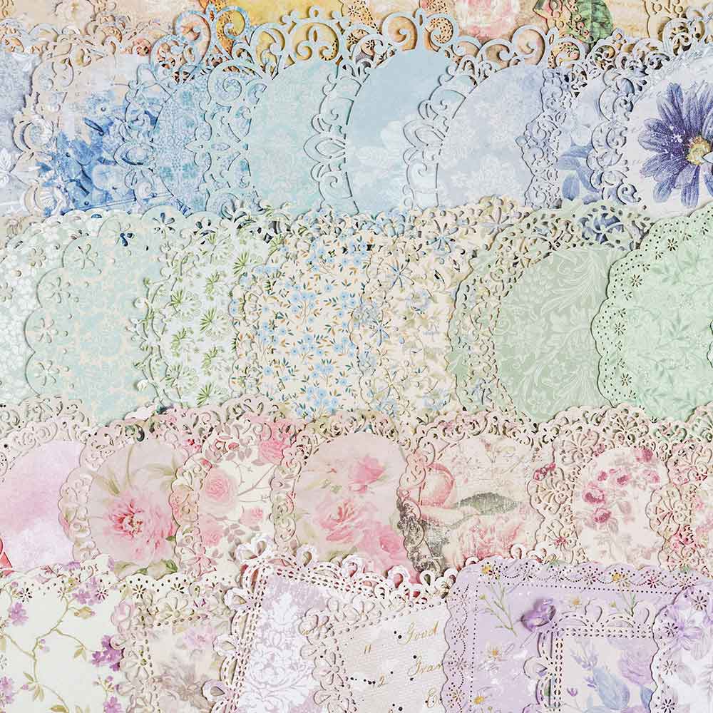 Floral Hollowed Lace Paper for Scrapbooking and Art Journal – ViVi ...