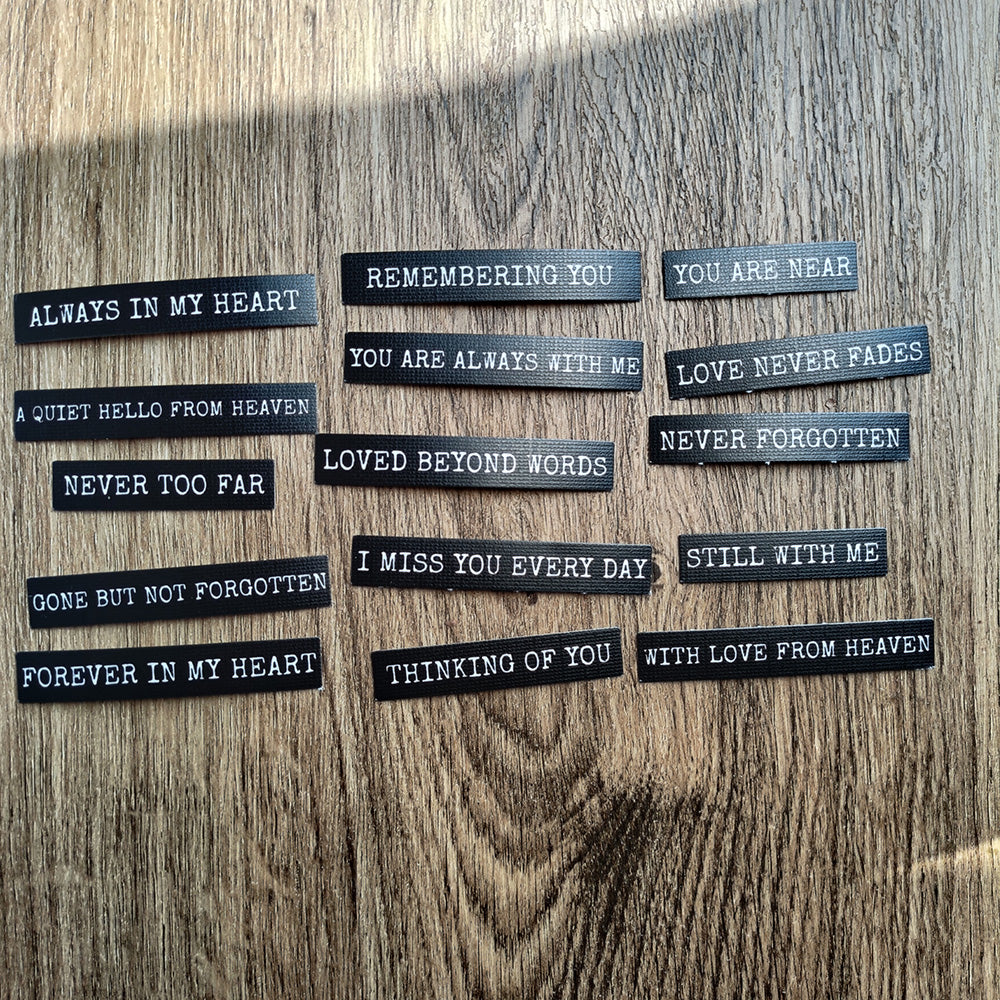 Memorial Sentiment Stickers – ViVi Stationery
