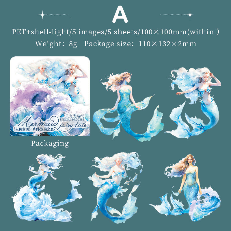 Mermaid Sticker for Scrapbooking and Art Journal – ViVi Stationery