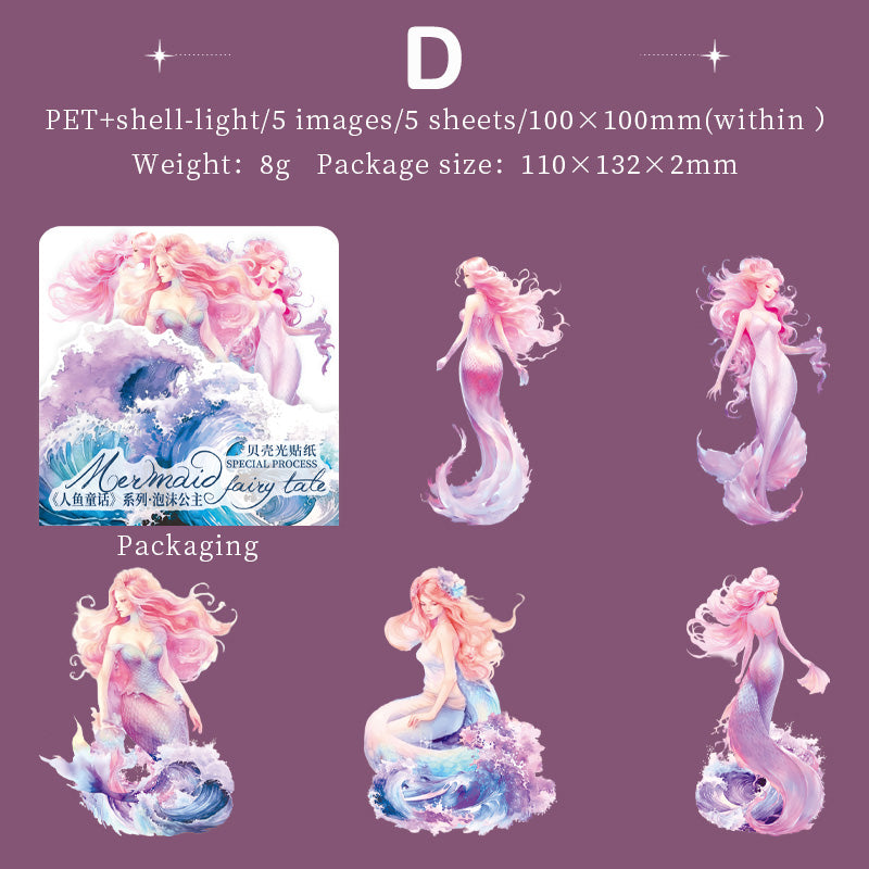 Mermaid Sticker for Scrapbooking and Art Journal – ViVi Stationery