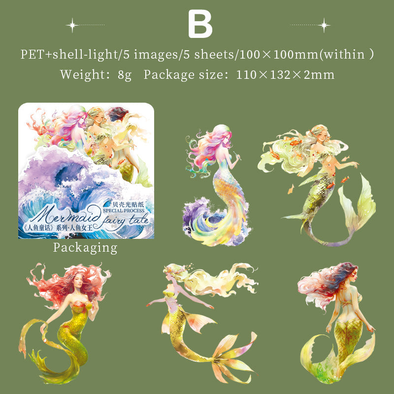 Mermaid Sticker for Scrapbooking and Art Journal – ViVi Stationery