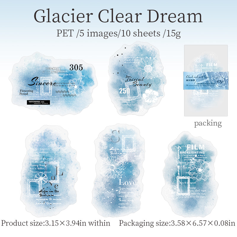 Cloud and Mist Lace Sticker – ViVi Stationery