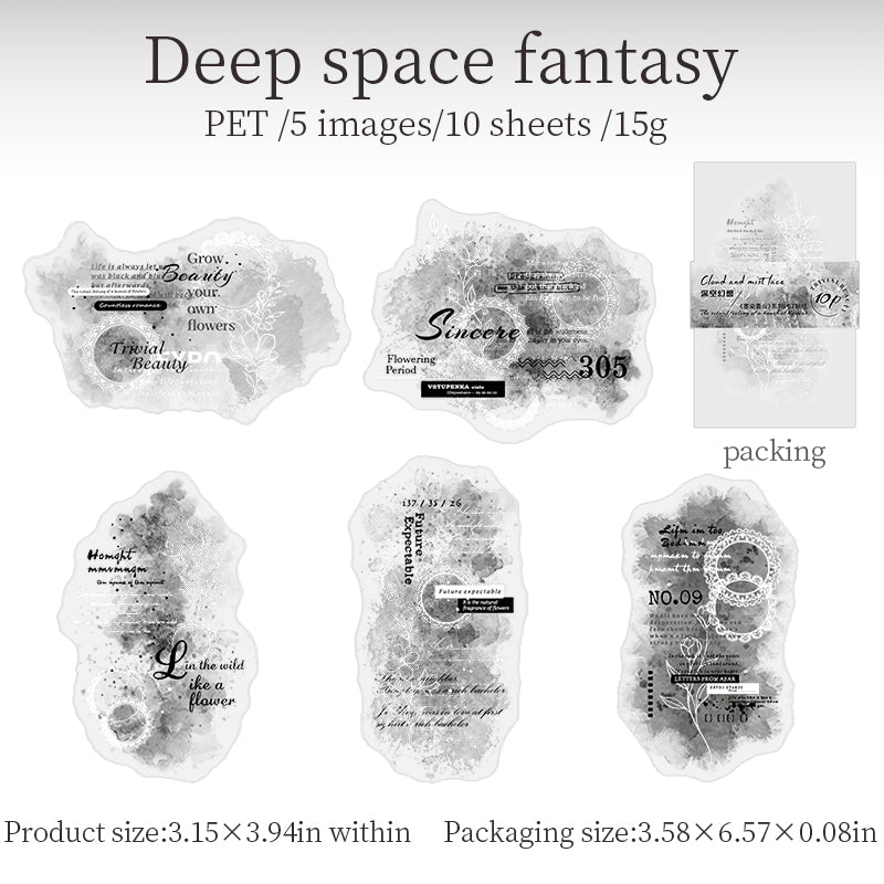 Cloud and Mist Lace Sticker – ViVi Stationery