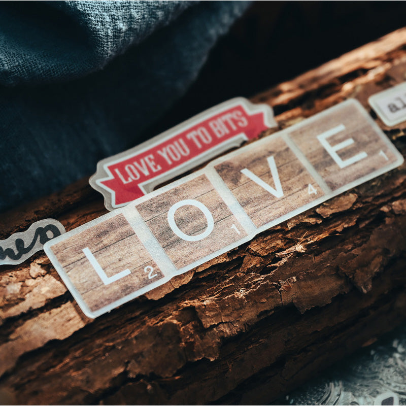 Modern Valentine's Day Vellum Sticker – ViVi Stationery