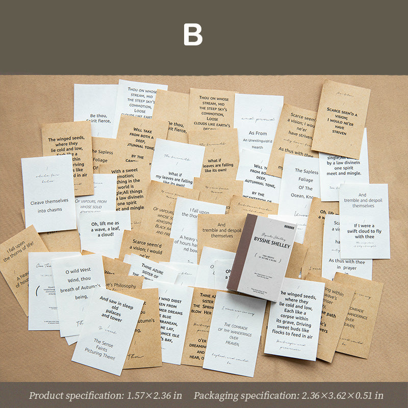 Poetry Excerpts Mini Book – ViVi Stationery