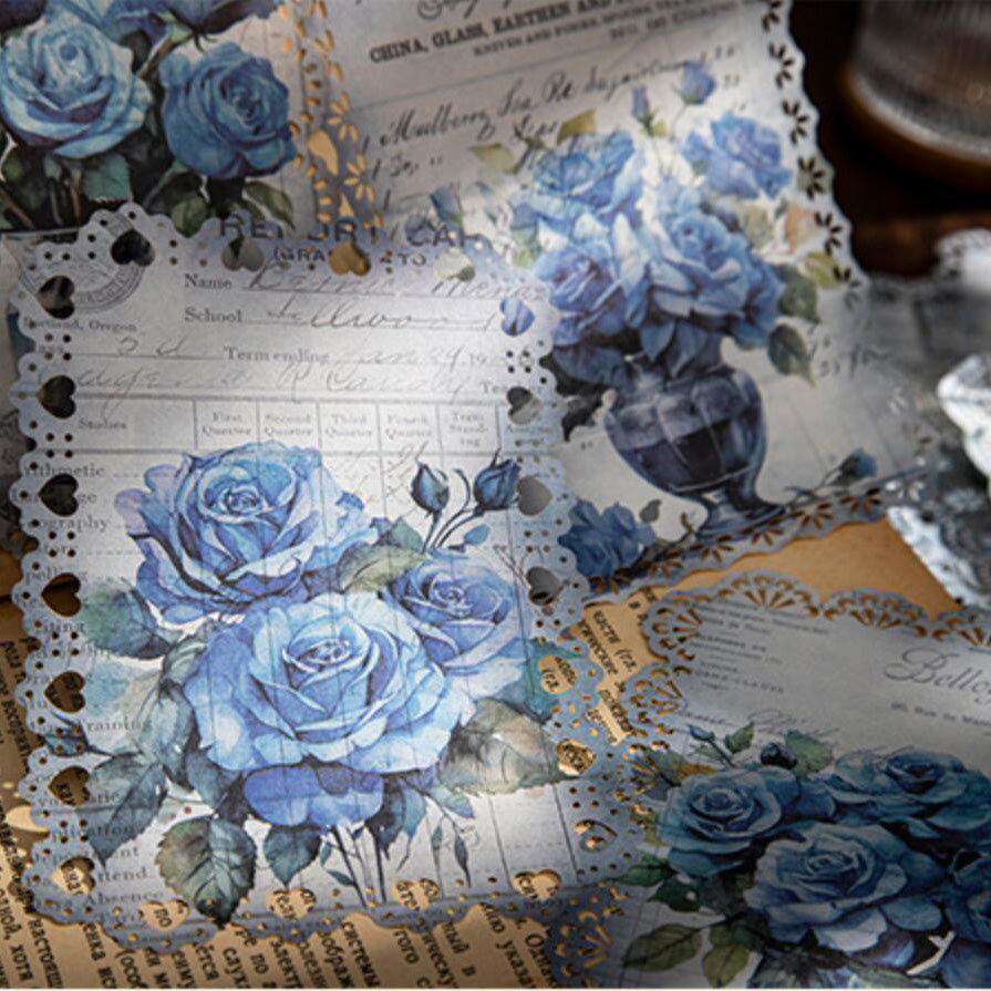 Rose Flower Scrapbook Paper – ViVi Stationery