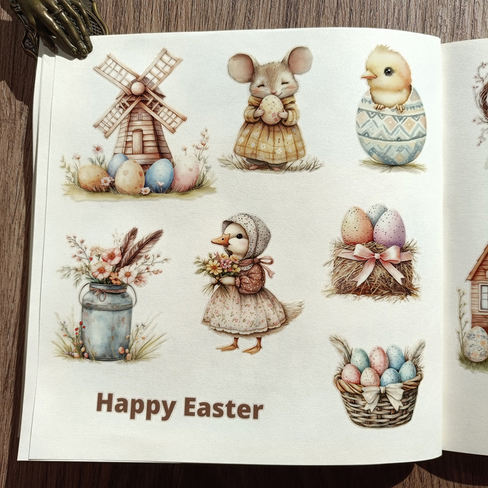 Rustic Easter Transfer Stickers 2 Sheets – ViVi Stationery