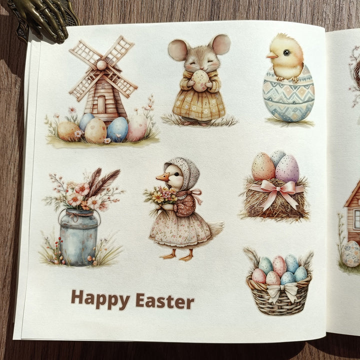 Rustic Easter Transfer Stickers 2 Sheets – ViVi Stationery
