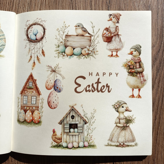 Rustic Easter Transfer Stickers 2 Sheets – ViVi Stationery