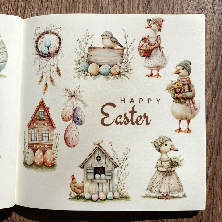 Rustic Easter Transfer Stickers 2 Sheets – ViVi Stationery
