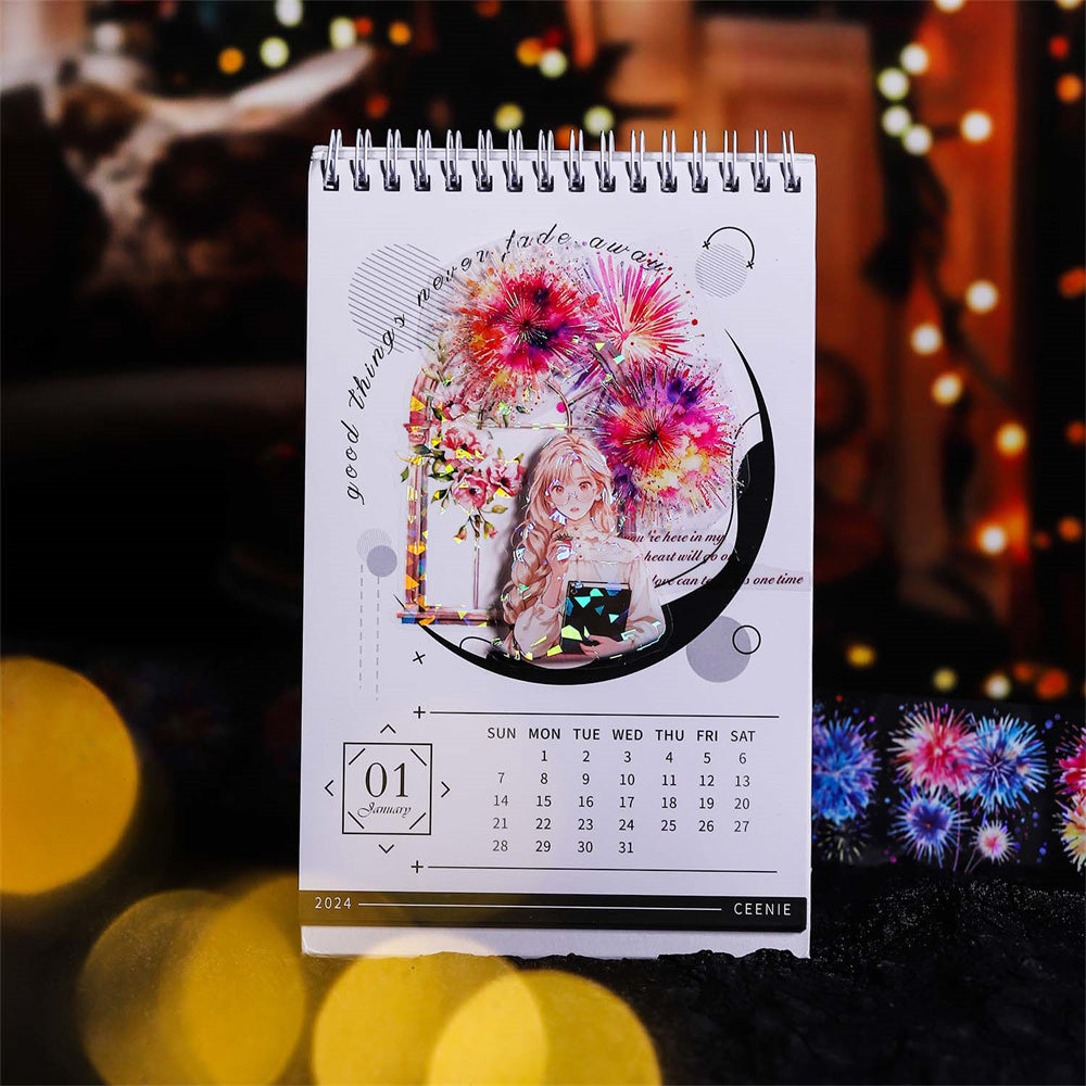 Shell Glow Firework PET Tape – ViVi Stationery
